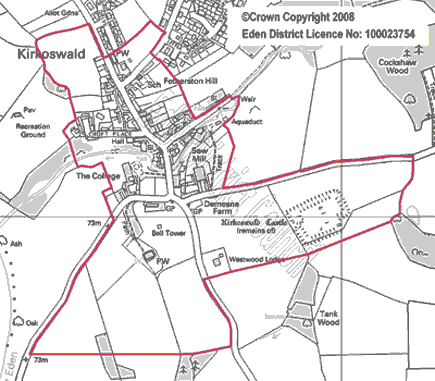 Kirkoswald conservation area for the central area of Kirkoswald village