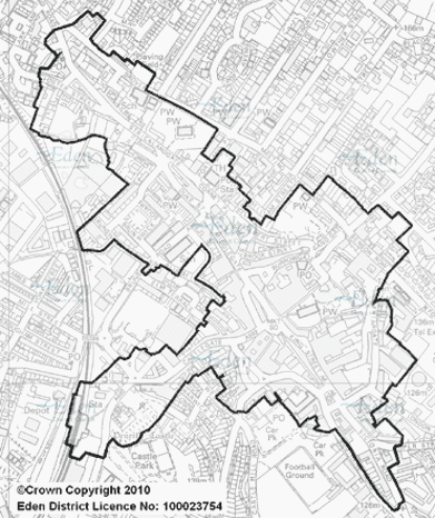 Penrith conservation area for the central area of Penrith town